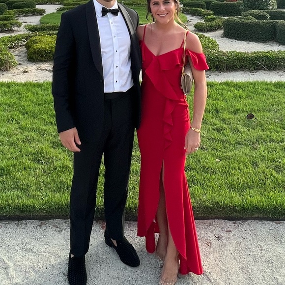 Betsy & Adam | Dresses | Betsy Adam Red Dress | Poshmark